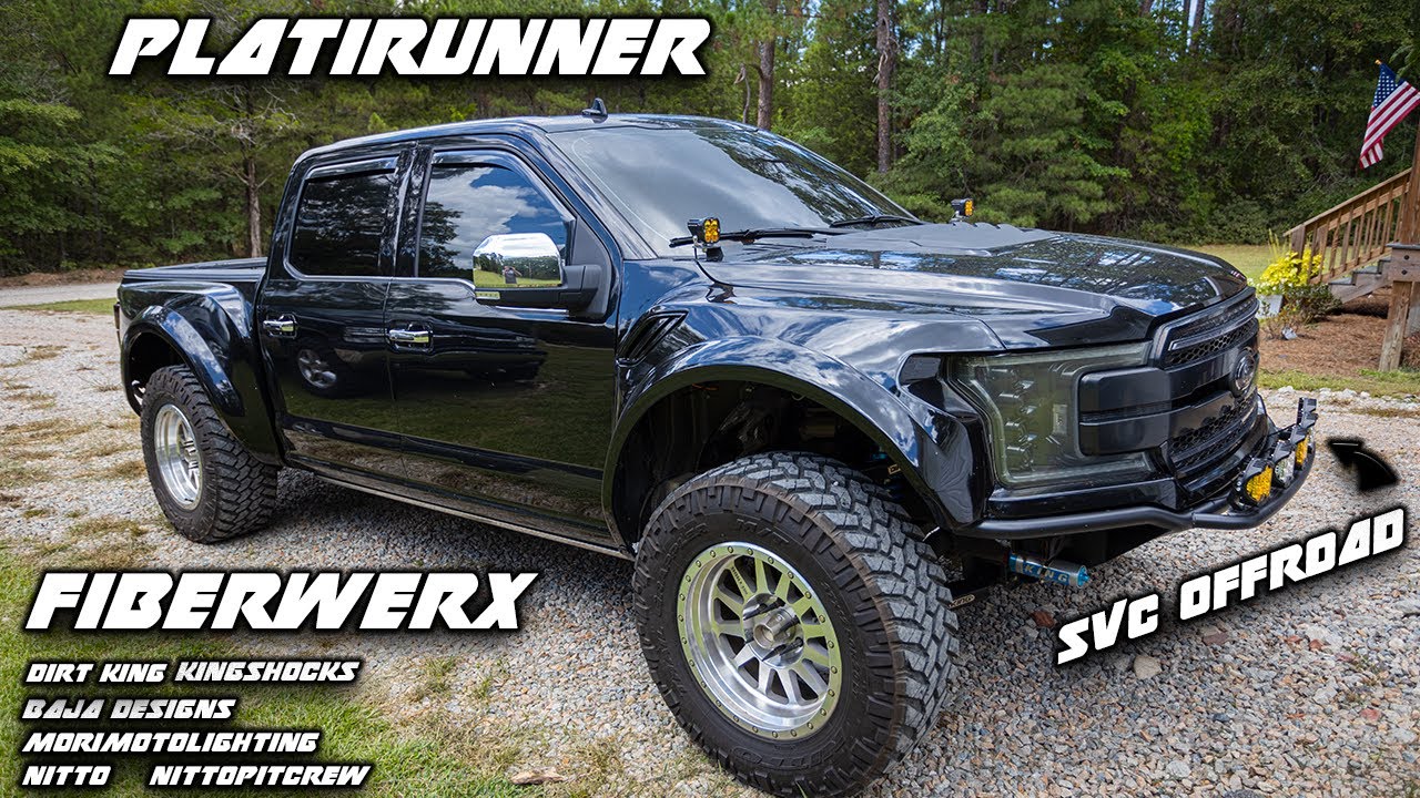My F150 PLATINUM PRERUNNER is COMPLETE #svcoffroad #dirtking - YouTube