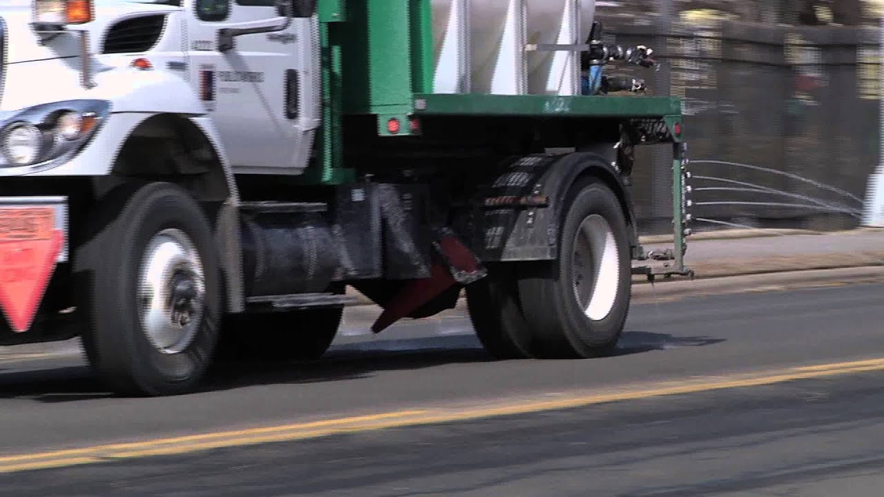 Brine Spraying HD - YouTube