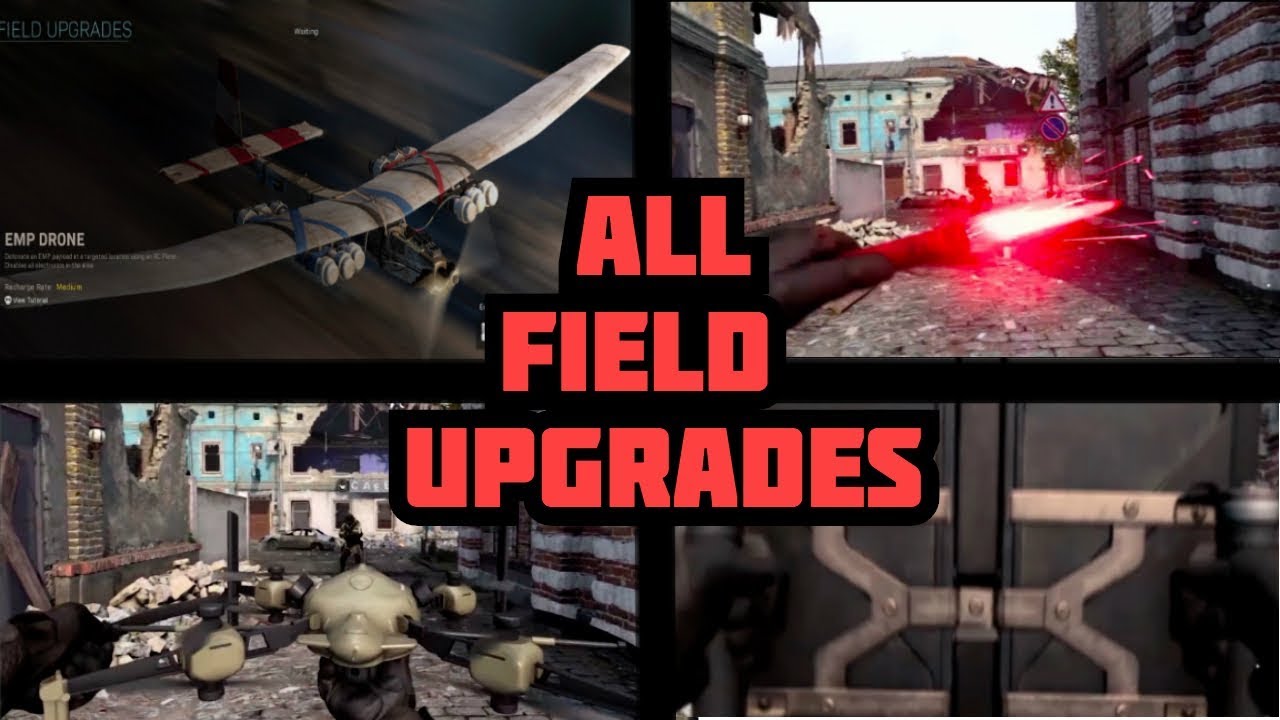 COD MW ALL FIELD UPGRADES - YouTube