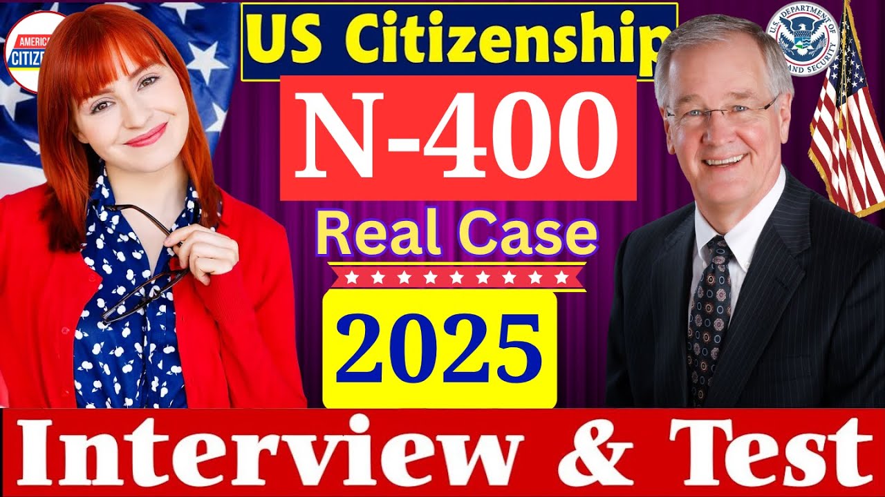 2025 New N-400 Application U.S. Citizenship Interview Applicant, USCIS ...