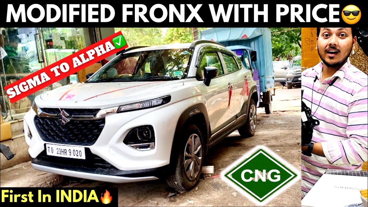 Maruti FronX Cng 2023 Modified Base to Top- ₹50,000🤩FRONX CNG ...