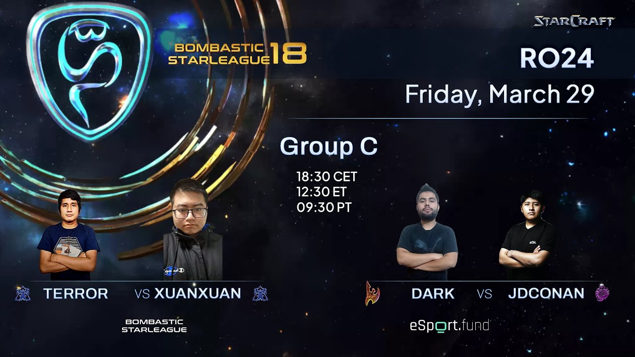 BSL S18 Ro24: Group C - TerrOr XuanXuan JDConan DarK - FIRST LIVE ...