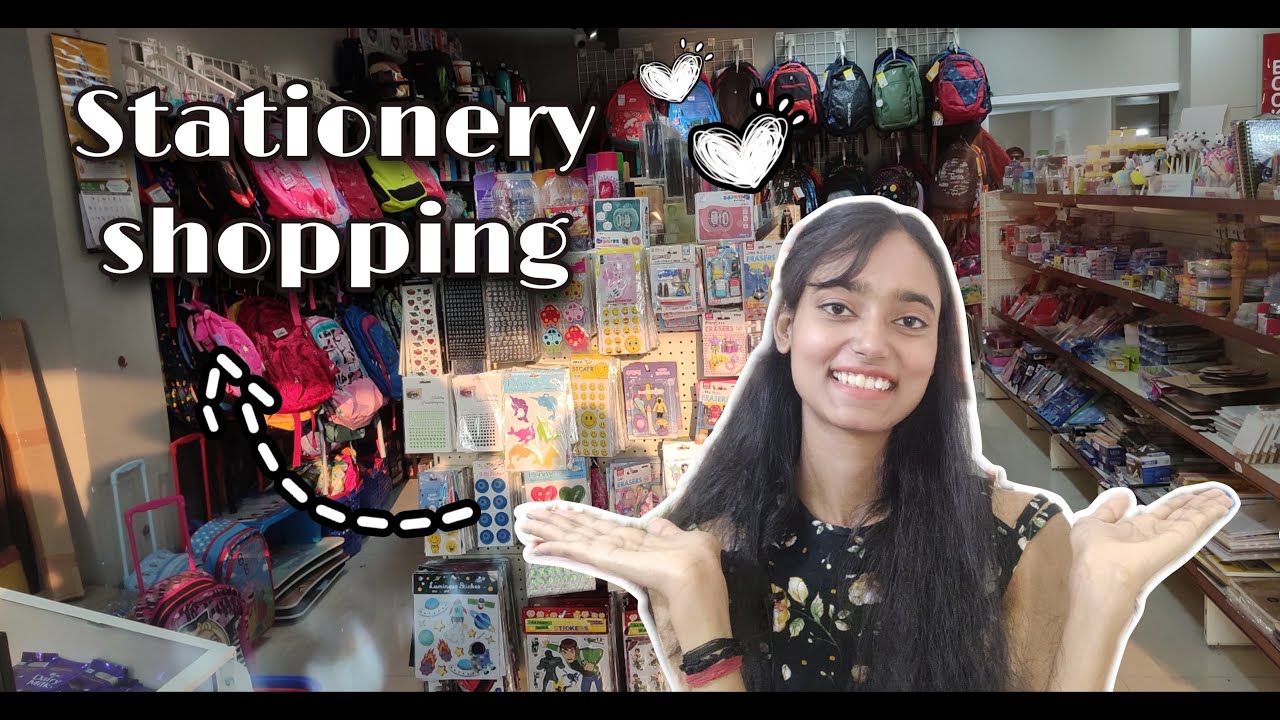 Stationery Shopping 🛍️ 🛒 😍 Stationery Store tour vlog/stationary ...