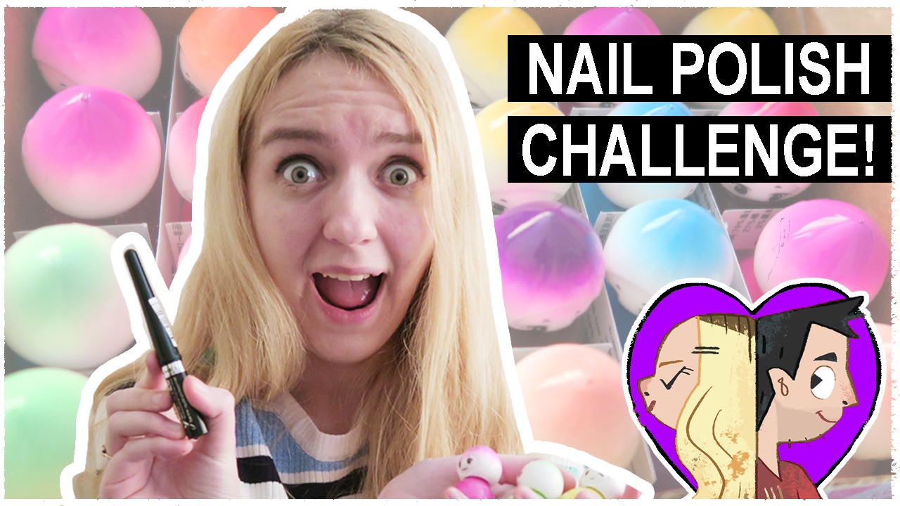 NAIL POLISH ART CHALLENGE - WITH A TWIST!? - YouTube