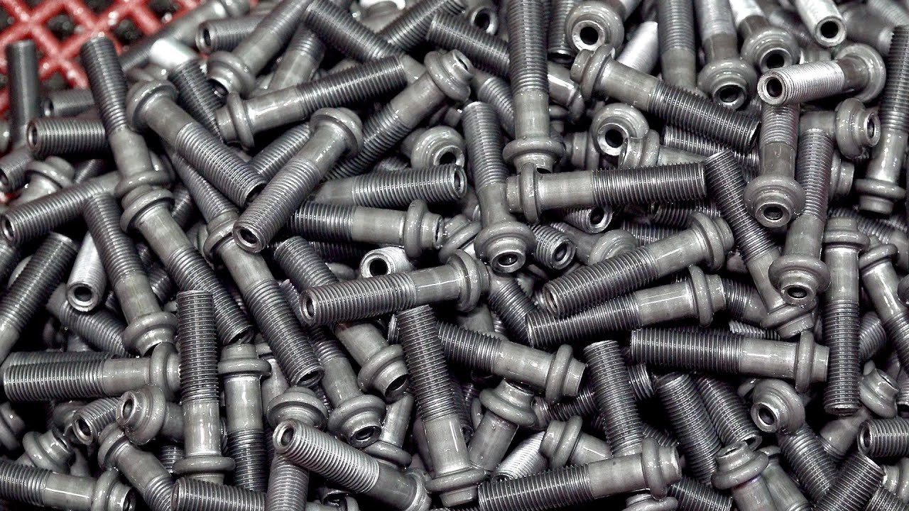 Rivet Screw Mass Production Process. Special Screws Factory in Korea ...