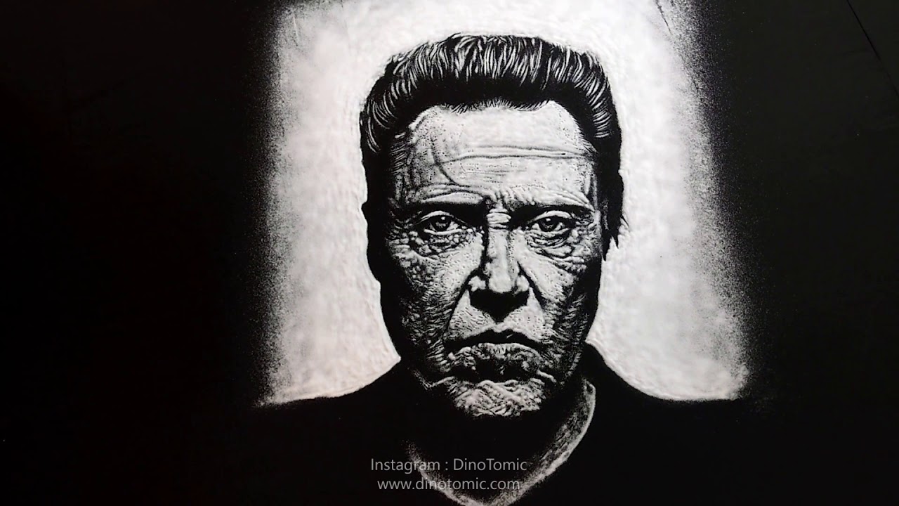Christopher Walken portrait only made KITCHEN salt - YouTube