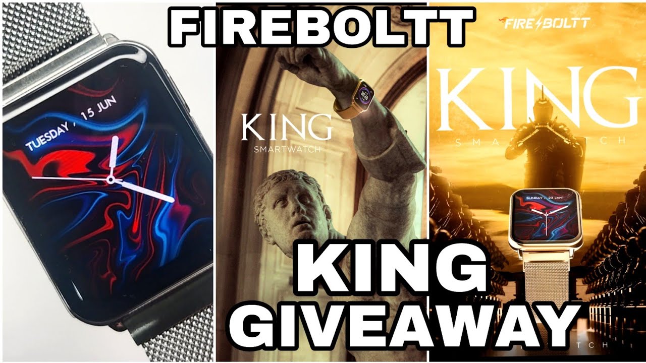 Fire Boltt King Giveaway Unboxing And Review Best Amoled Display ...