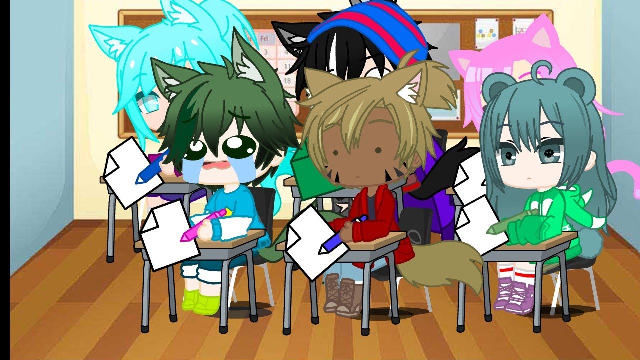 When your stomach growls during test | Gacha club - YouTube