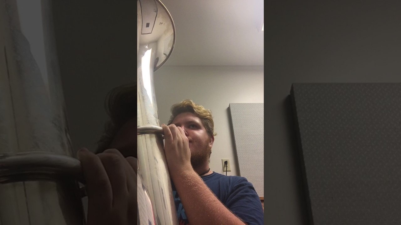 Double Pedal Bb on Tuba - YouTube
