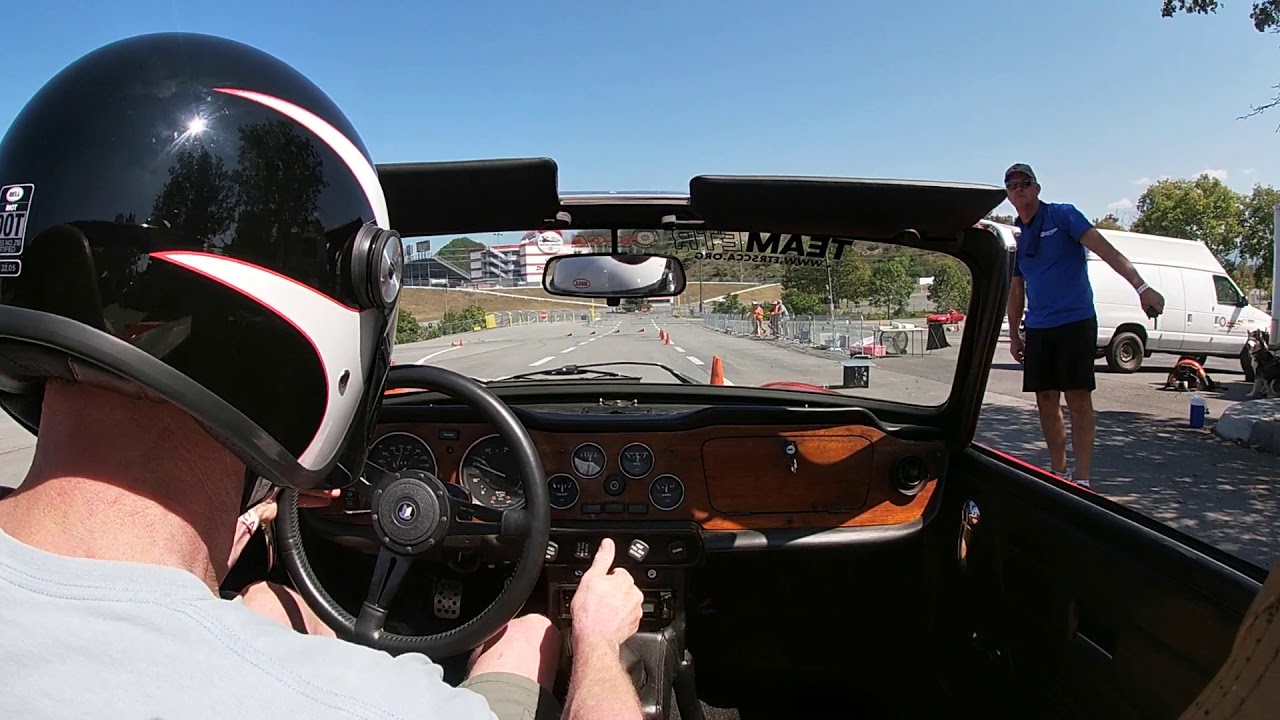 Fast TR6 Autocross - YouTube