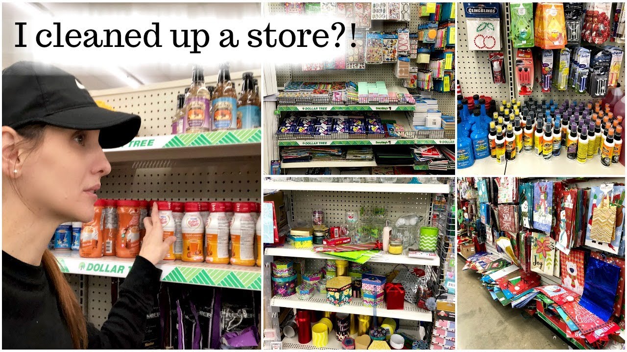 CLEAN WITH ME | I CLEAN UP A DOLLAR TREE STORE! - YouTube