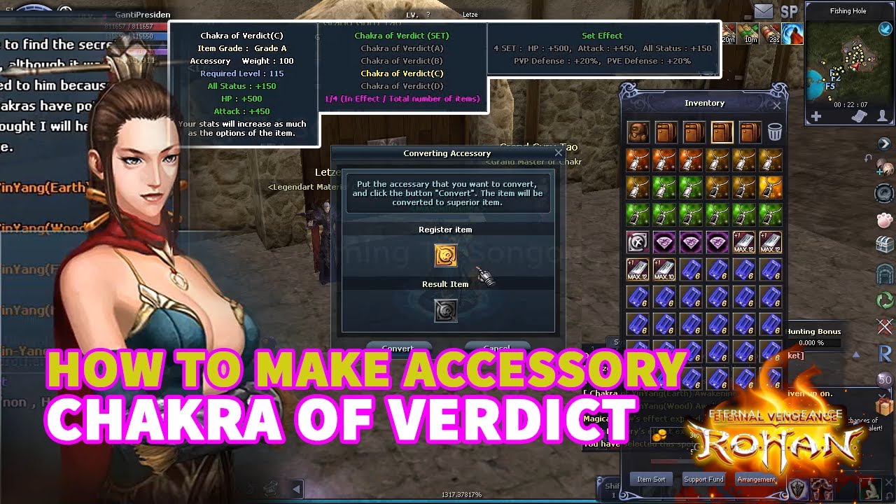 HOW TO MAKE CHAKRA OF VERDICT : OFFICIAL ROHAN ETERNAL VENGEANCE - YouTube