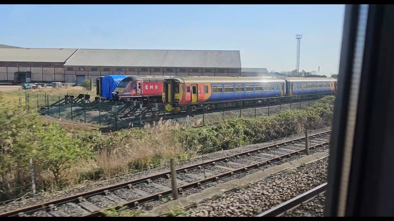 Passing Ely Papworth Sidings on-board EMR 158810 11/04/2025 - YouTube