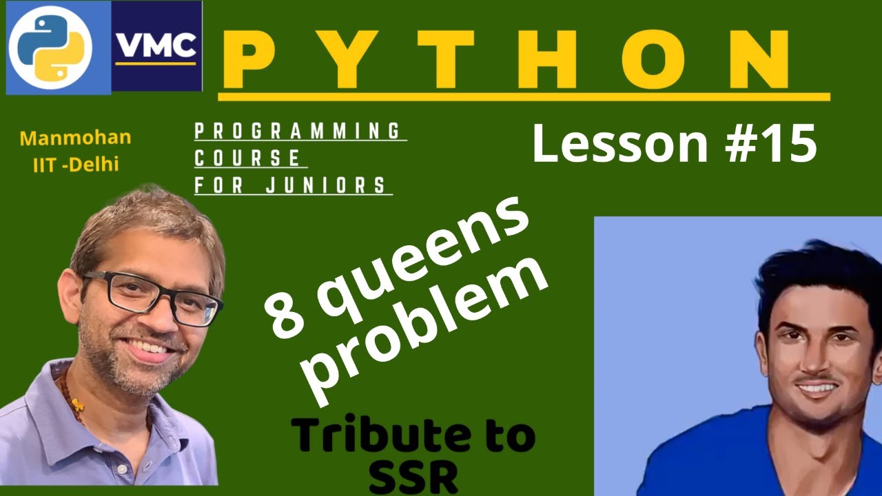 Lesson #15 | Python for School Students | 8 queens problem | Coding ...