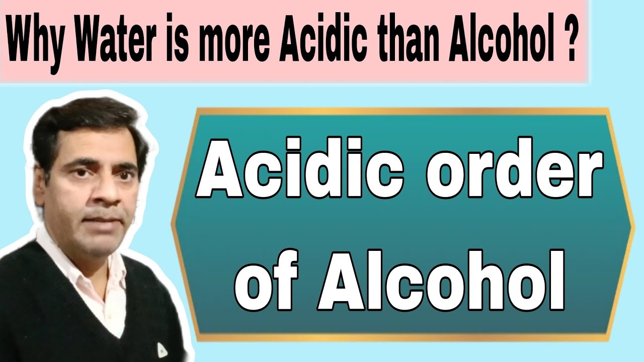 Acidic order of Alcohol #14 | (Primary, Secondary and Tertiary) | Class ...