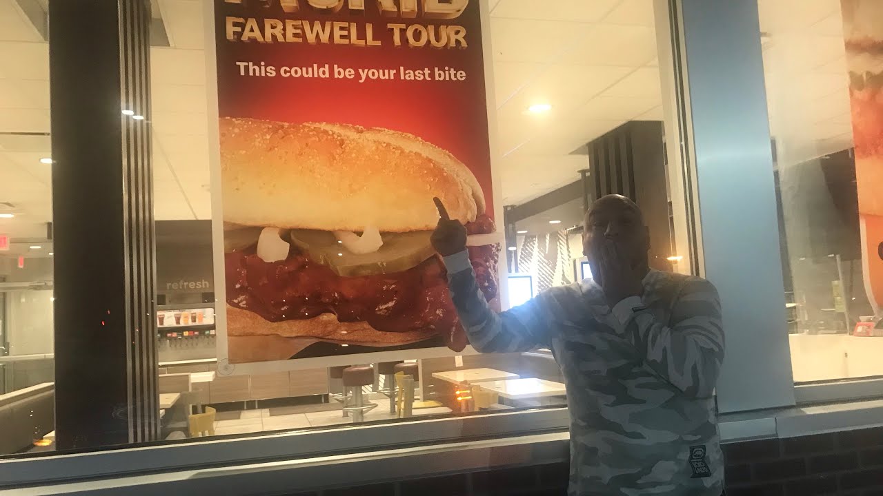 McDonalds Mc rib, is it really the last year??!! - YouTube