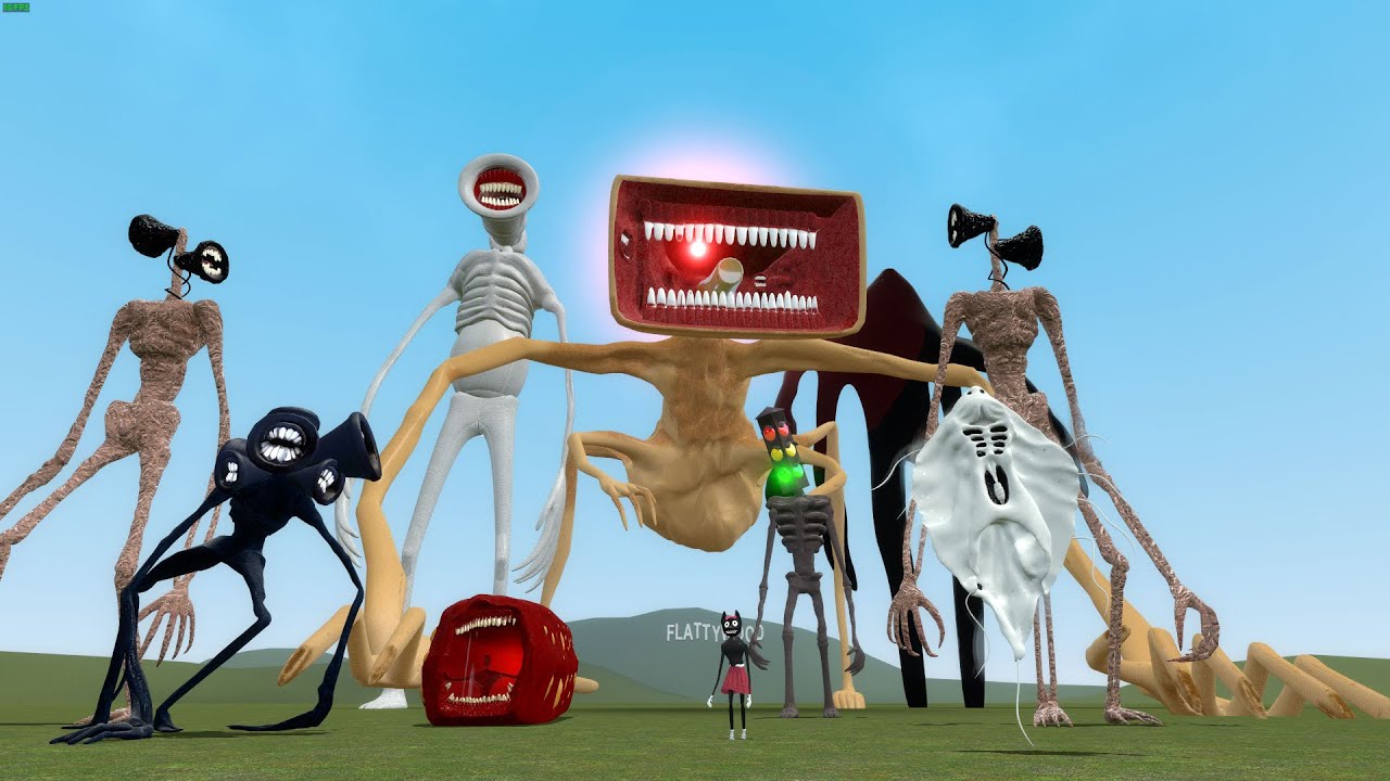 Size Comparison Trevor Henderson JJK Creatures | Garry's Mod Sandbox ...