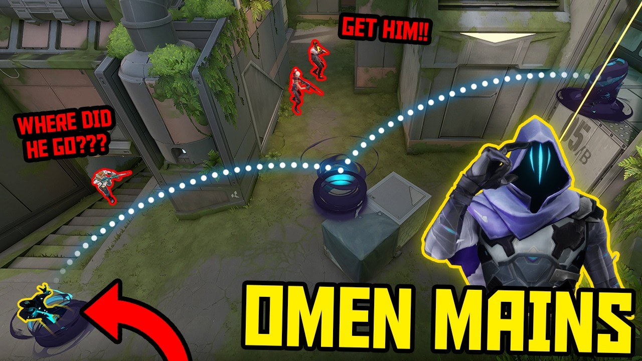 THE POWER OF OMEN - Best Tricks & 200 IQ Outplays - VALORANT - YouTube