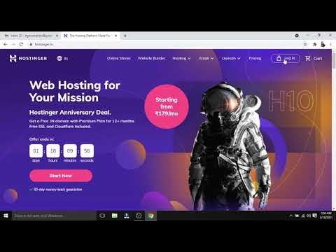 Upload website in hostinger || upload in file manager folder - YouTube