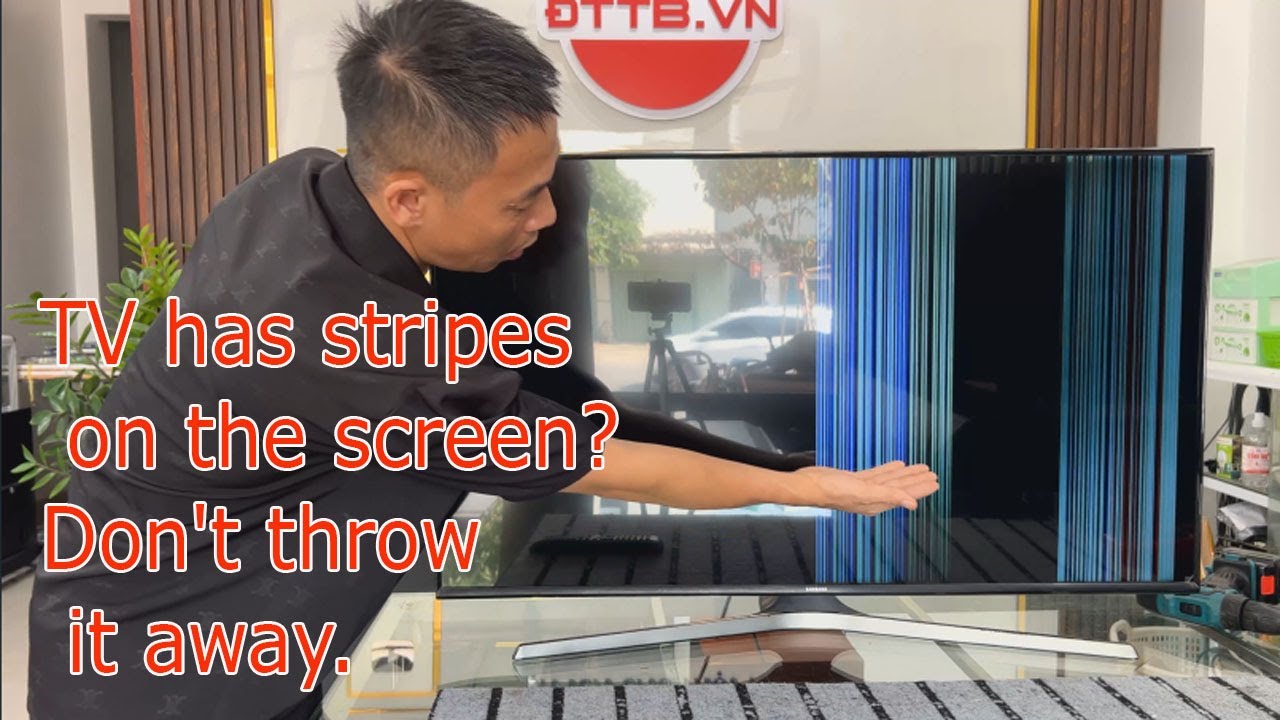 TV has stripes on the screen? Don't throw it away. You Won't Believe ...