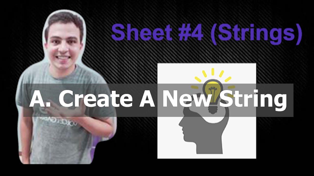 A. Create A New String - YouTube