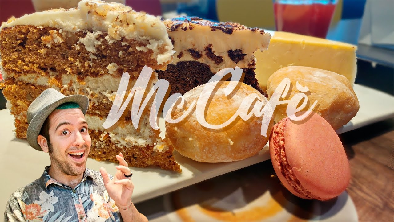 ME COMO TODAS LAS TARTAS DE McCafé | Probando las tartas, Mcpops y ...