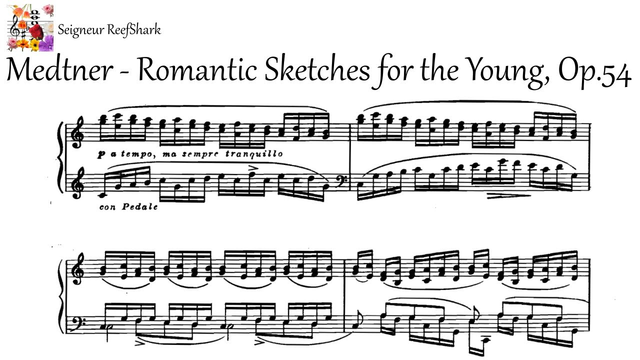 Medtner - Romantic Sketches for the Young, Op. 54 (Tozer) - YouTube