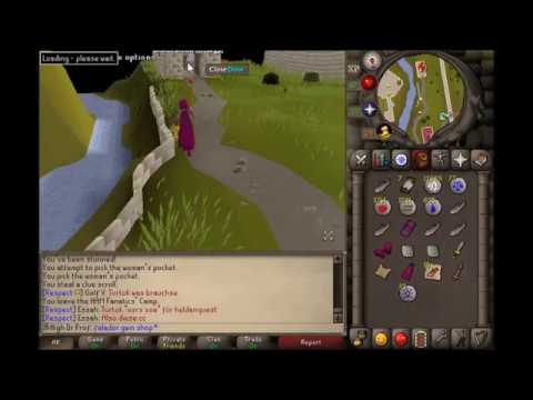 Surrounded by white walls and gems. Osrs Clue - YouTube