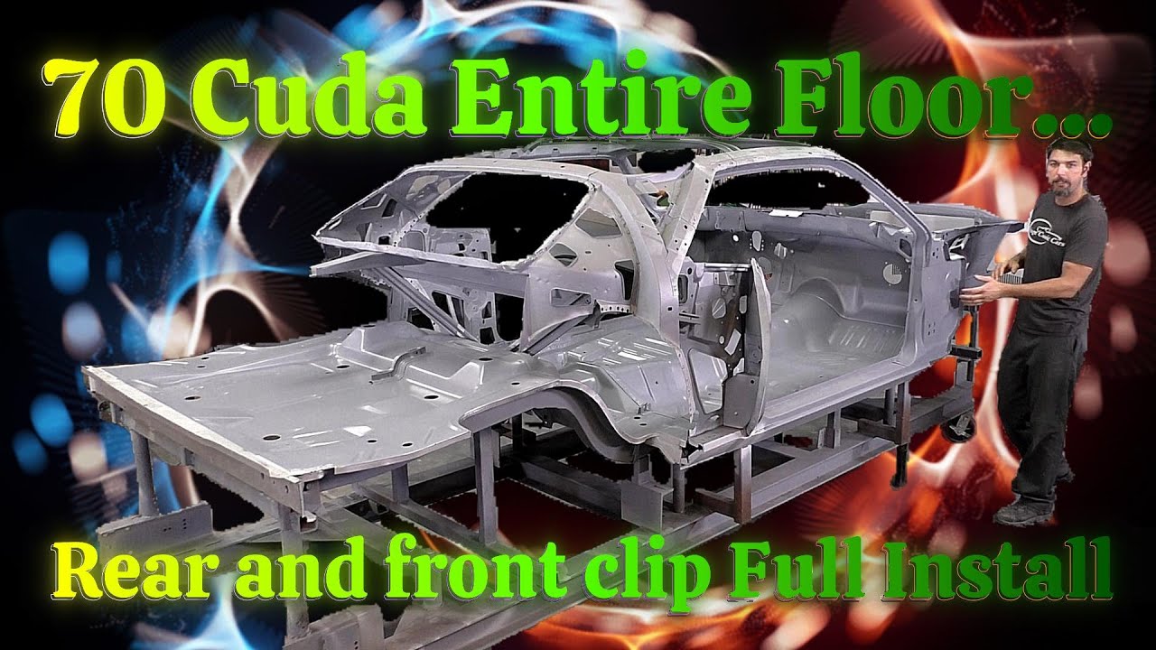 70 Cuda Frame Rails, torsion crossmember, floor pan, toe pan, firewall ...