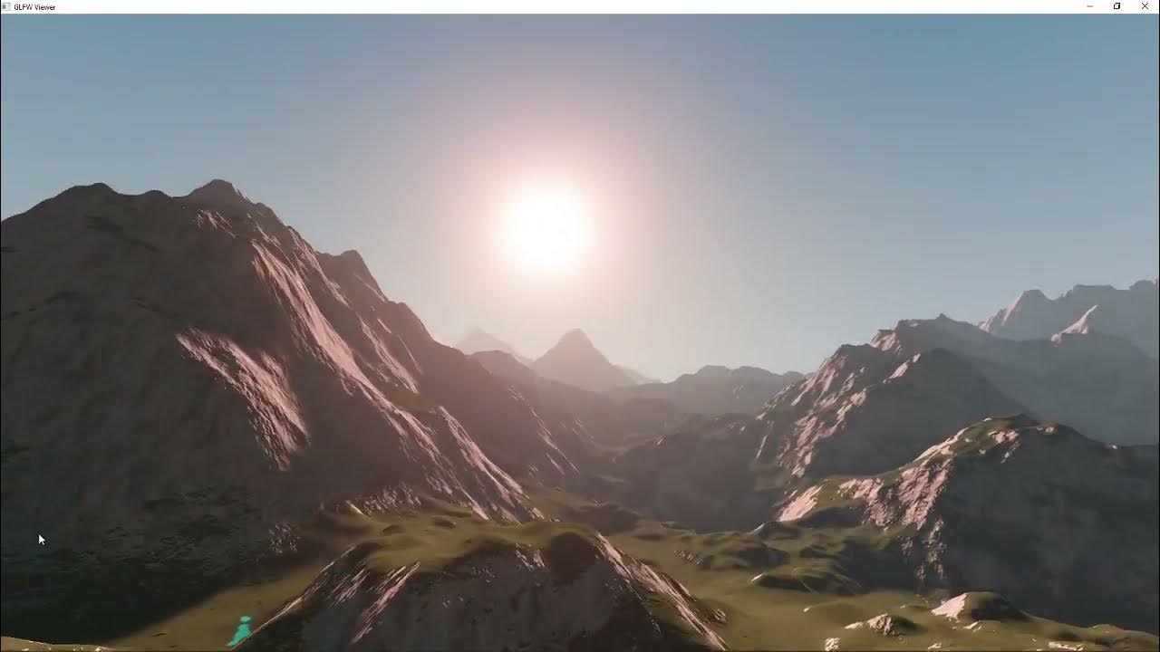 OpenGL | C++ | Camera Path interpolation - demo 04 - procedurally ...