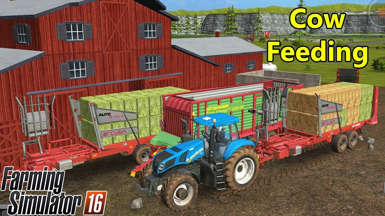 Fs16 Farming Simulator 16 - Cow Feeding Timelapse #63 - YouTube