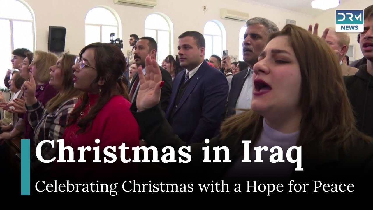 Iraqi Christians celebrate Christmas, call for "inclusive peace" across Iraq | AQ1G - YouTube