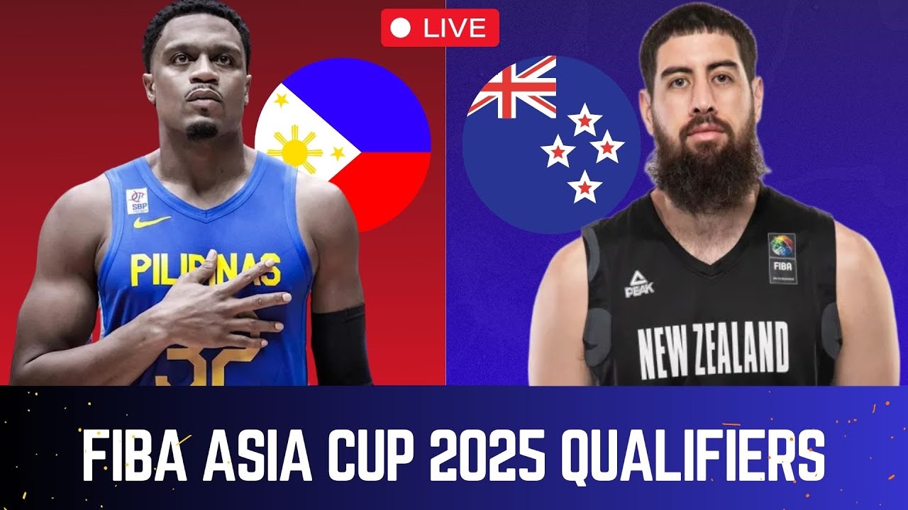 🔴Live Gilas Pilipinas VS New Zealand FIBA ASIA 2025 | Live Score and ...