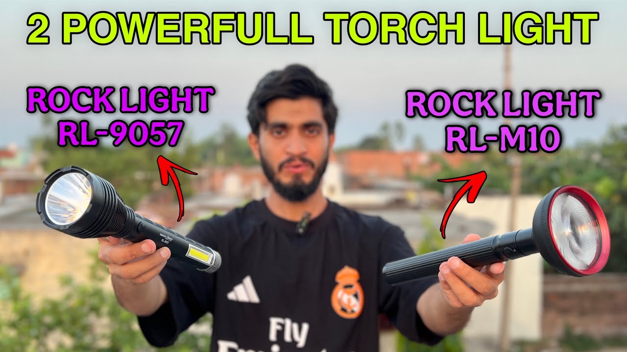 Rock Light RL-M10 & Rock Light RL-9057 Best Long Range Torches || Top 2 ...