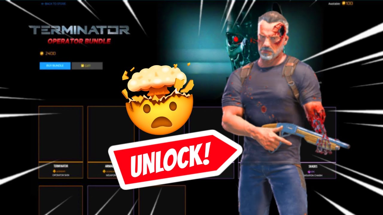 How to Unlock 'TERMINATOR' Operator Bundle in Warzone & Vanguard ...