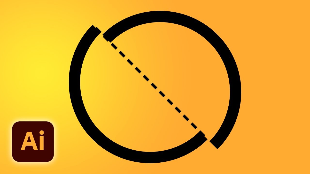 How To Cut A Circle In Half In Illustrator CC - YouTube how-to-cut-a-circle-in-half-in-illustrator-cc-youtube