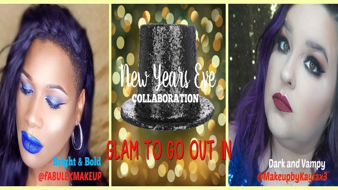 NEW YEAR'S EVE GLAM | POP OF COLOR EDITION | COLLAB WITH MAKEUP BY ...