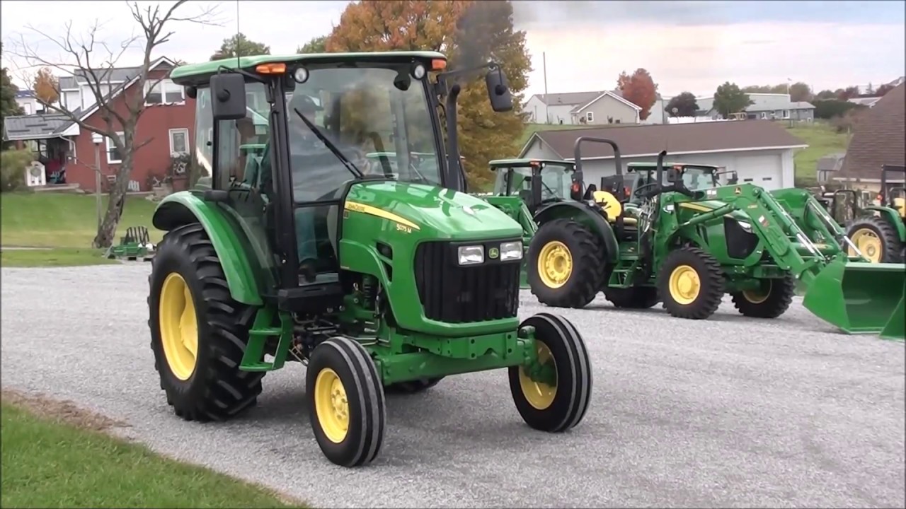 2011 JD 5075M 2wd Tractor with Cab, Walkaround & Demo - YouTube