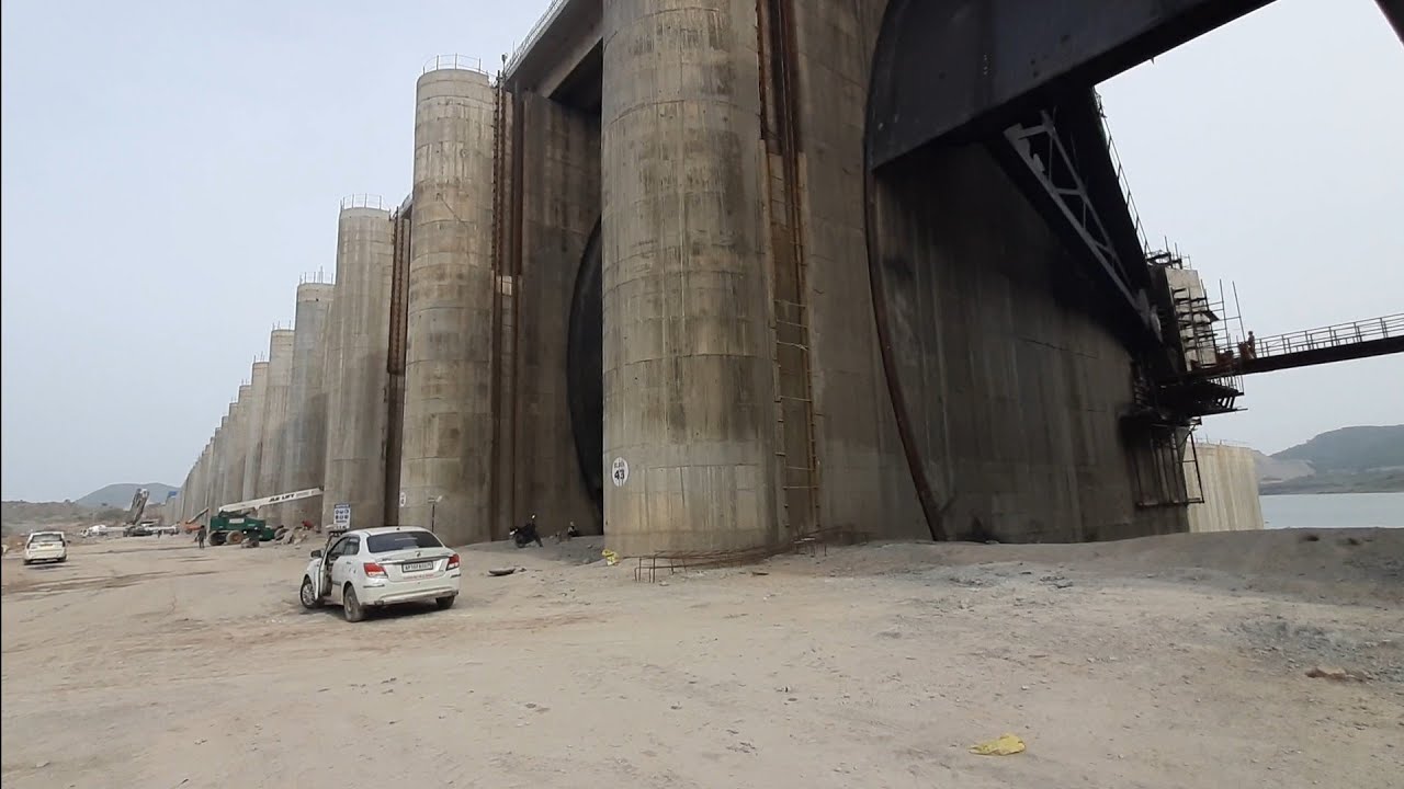 Gates and Boom Pressure Opening || Polavaram Project || Hare Ram Info ...