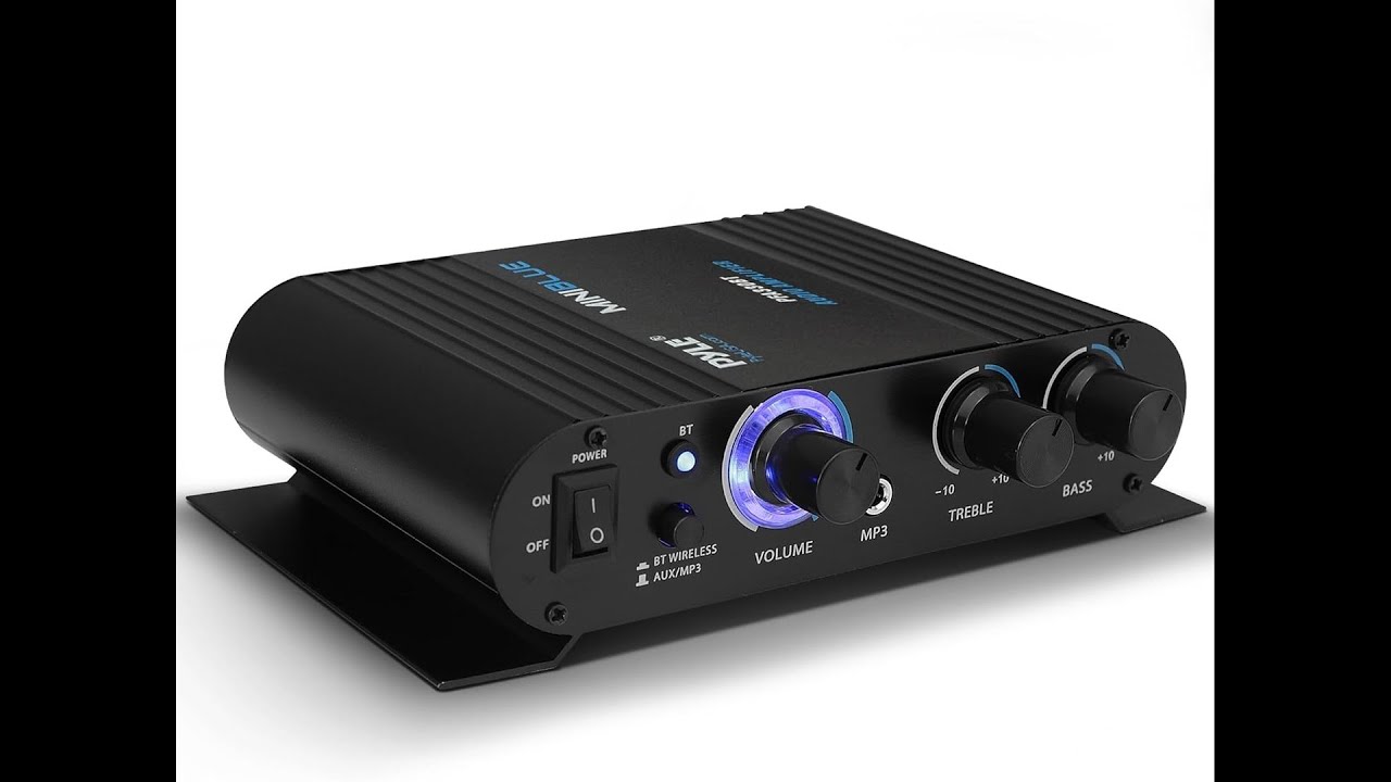 Pyle 90W Bluetooth Mini Amplifier: Compact Stereo Sound - YouTube