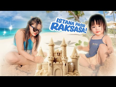 YUKA-CHAN BIKIN ISTANA PASIR DI PANTAI! | vlog