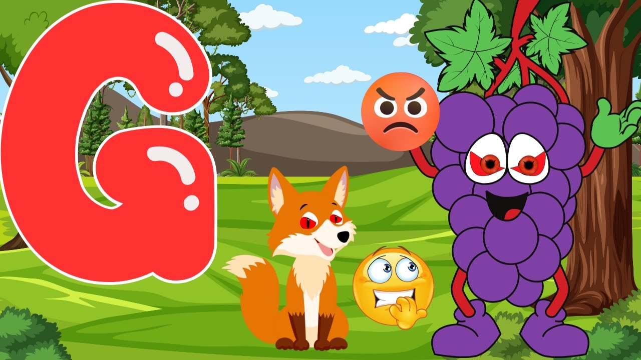 G Is For Grapes | ABC song From A to Z I ABC Song For Children | abc ...