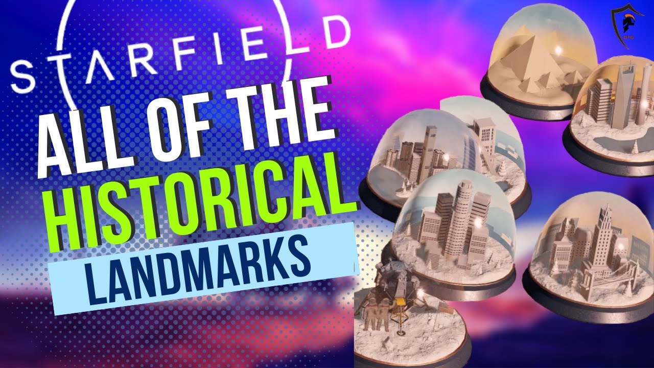 Starfield Guide: All Earth, Moon & Mars Landmarks + Snowglobes! - YouTube