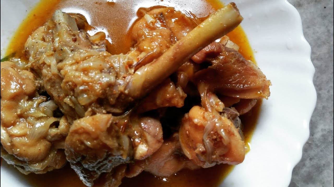 Doi Chicken - Dahi Chicken Recipe - Easy Chicken Curry Recipe Bengali ...