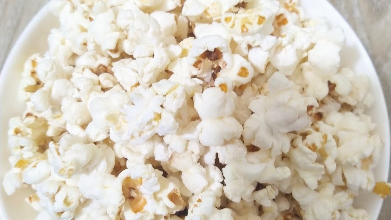 How to make popcorn in easy way - YouTube