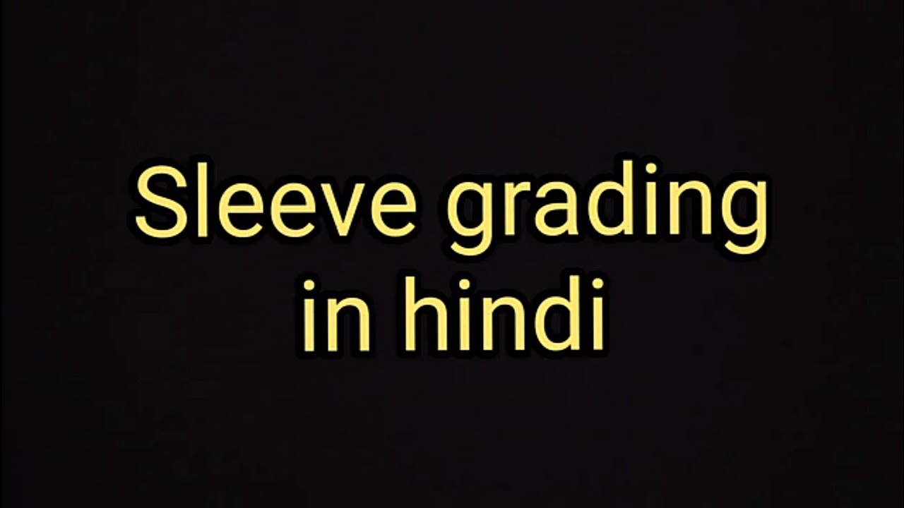 Sleeve pattern grading - YouTube