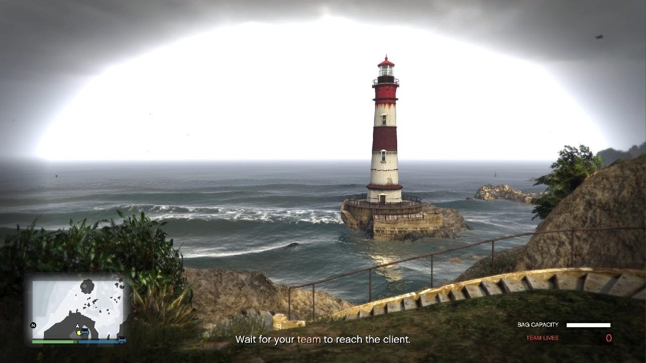 GTA5 Online: Lighthouse on the Water - YouTube