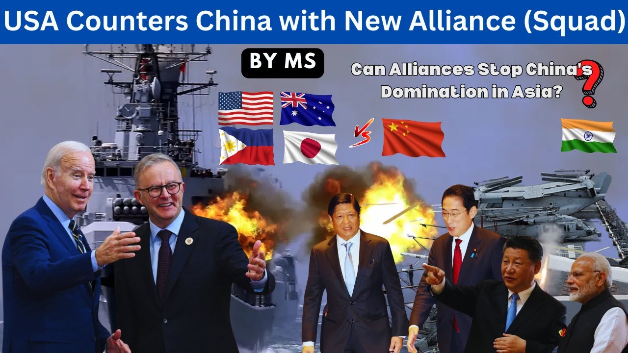US Forms "Squad" Alliance to Counter China in Indo-Pacific - YouTube