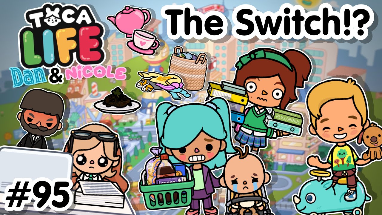 The Switch!? | #95 (Dan & Nicole series) Toca Boca World - YouTube