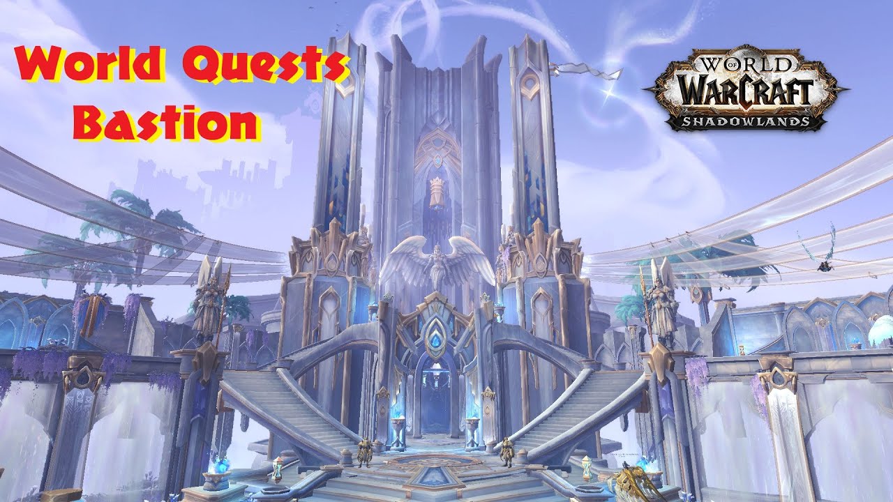 AHHH! Real Monsters! Bastion World Quest Shadowlands WOW - YouTube